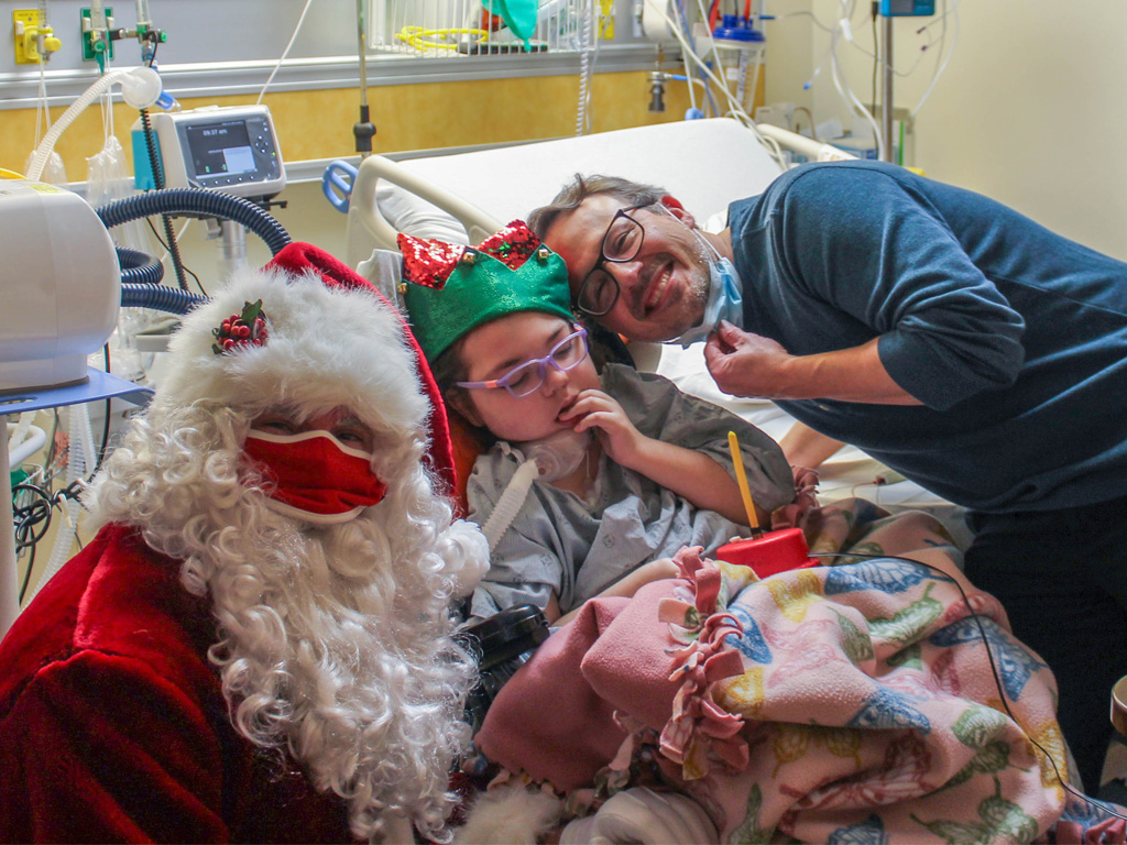 Santa Claus Visits La Rabida - La Rabida Children's Hospital